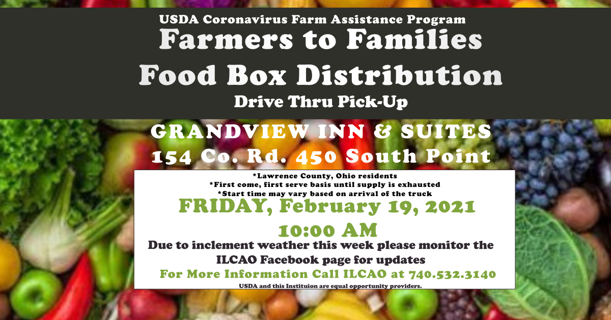ILCAO USDA Food Box Distribution – Friday, February 19th – Community ...